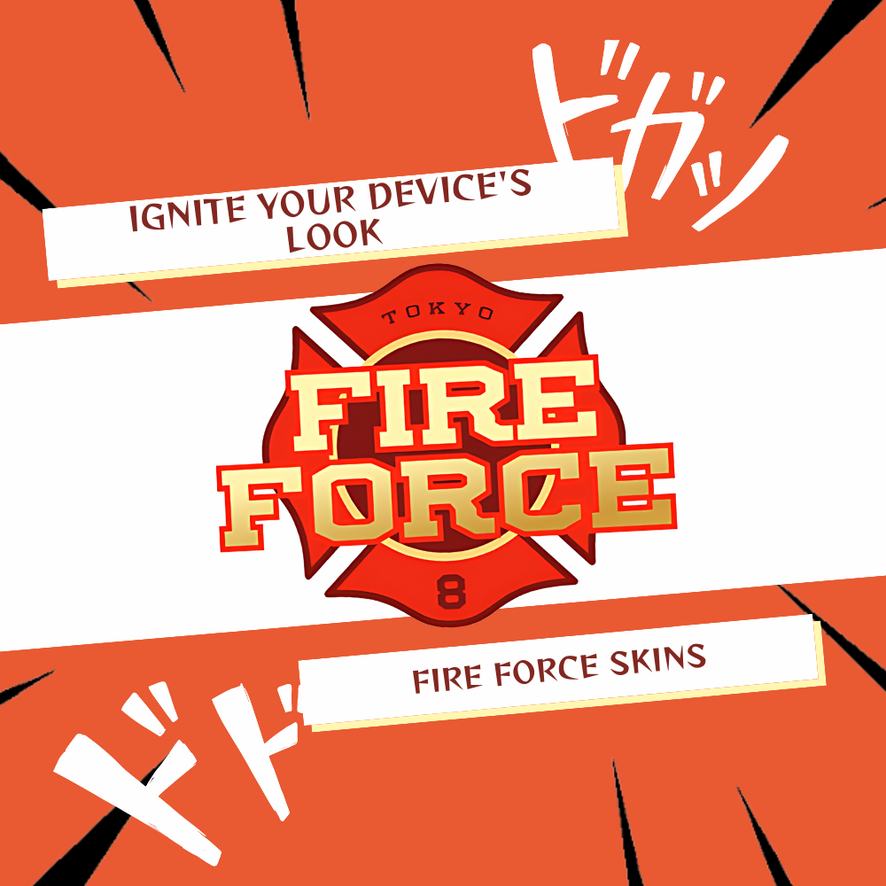 Fire Force Mobile Skins: Fiery Anime Device Skins – WORTHWRAP MOBILE SKINS