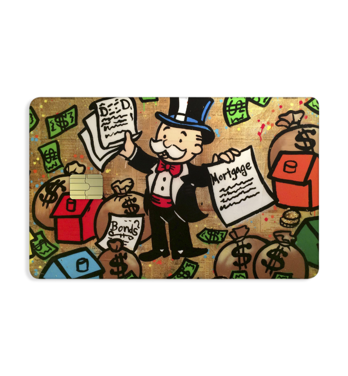 Monopoly Card Skin - Classic Vinyl Wrap Inspired by the Iconic Game ...