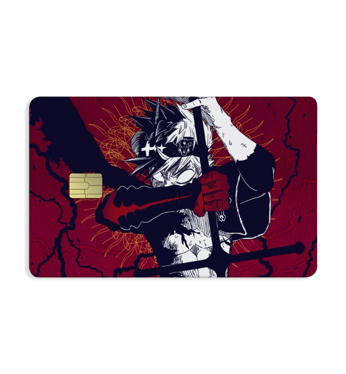 Black Clover Card Skin - Magic-Powered Vinyl Wrap for Anime Fans ...