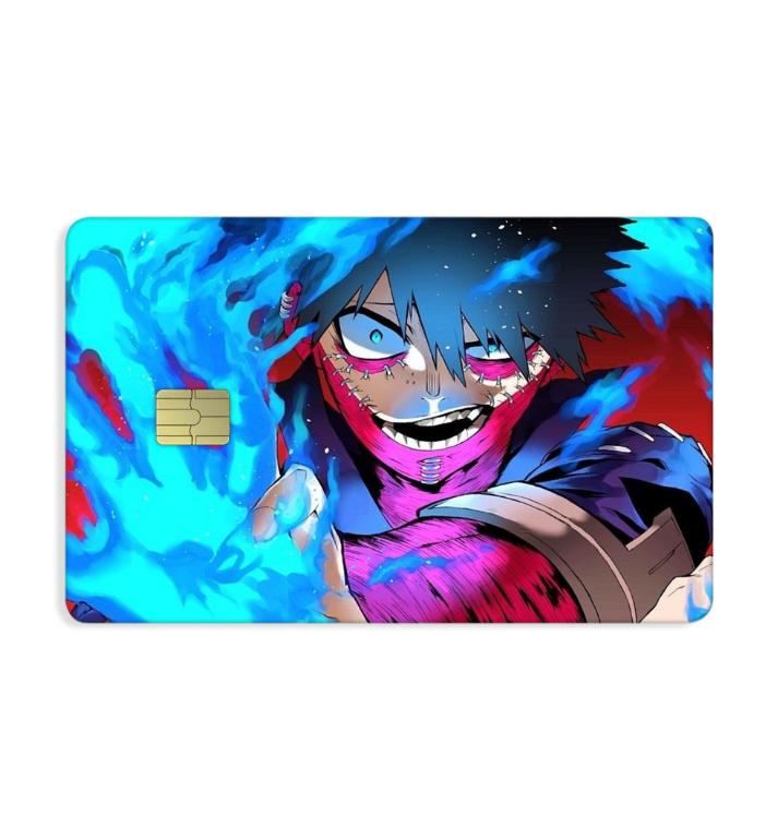 My Hero Academia - Dabi Card Skin - Intense Vinyl Wrap for Anime Fans ...