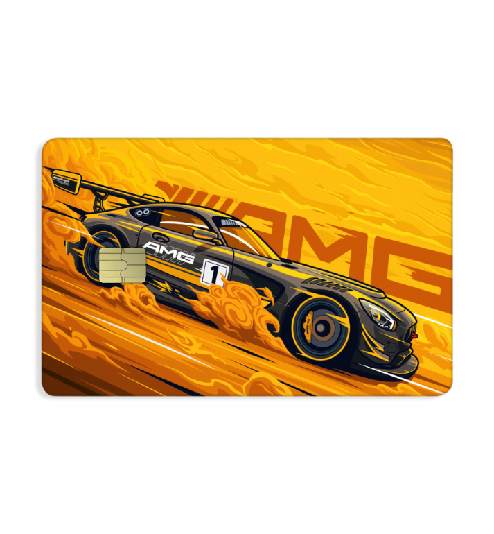Mercedes AMG Card Skin – Luxury Performance Wrap for Debit & Credit ...