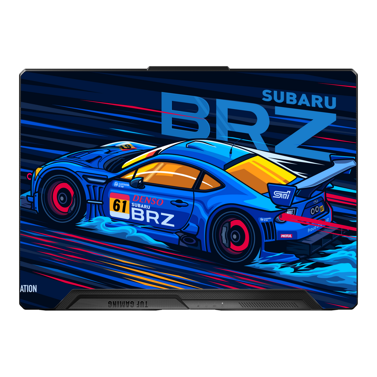 Subaru BRZ Laptop Skin | Sleek JDM Sports Car Design - Worthwrap ...