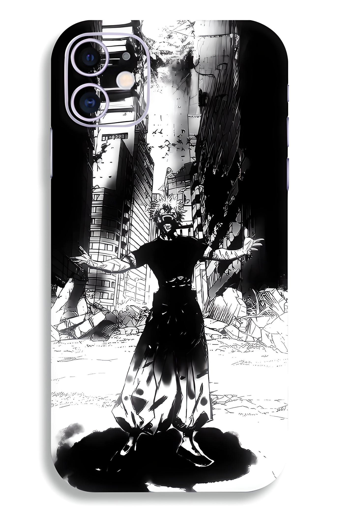Unleash Cursed Energy: Gojo Satoru Mobile Skin – WORTHWRAP MOBILE SKINS