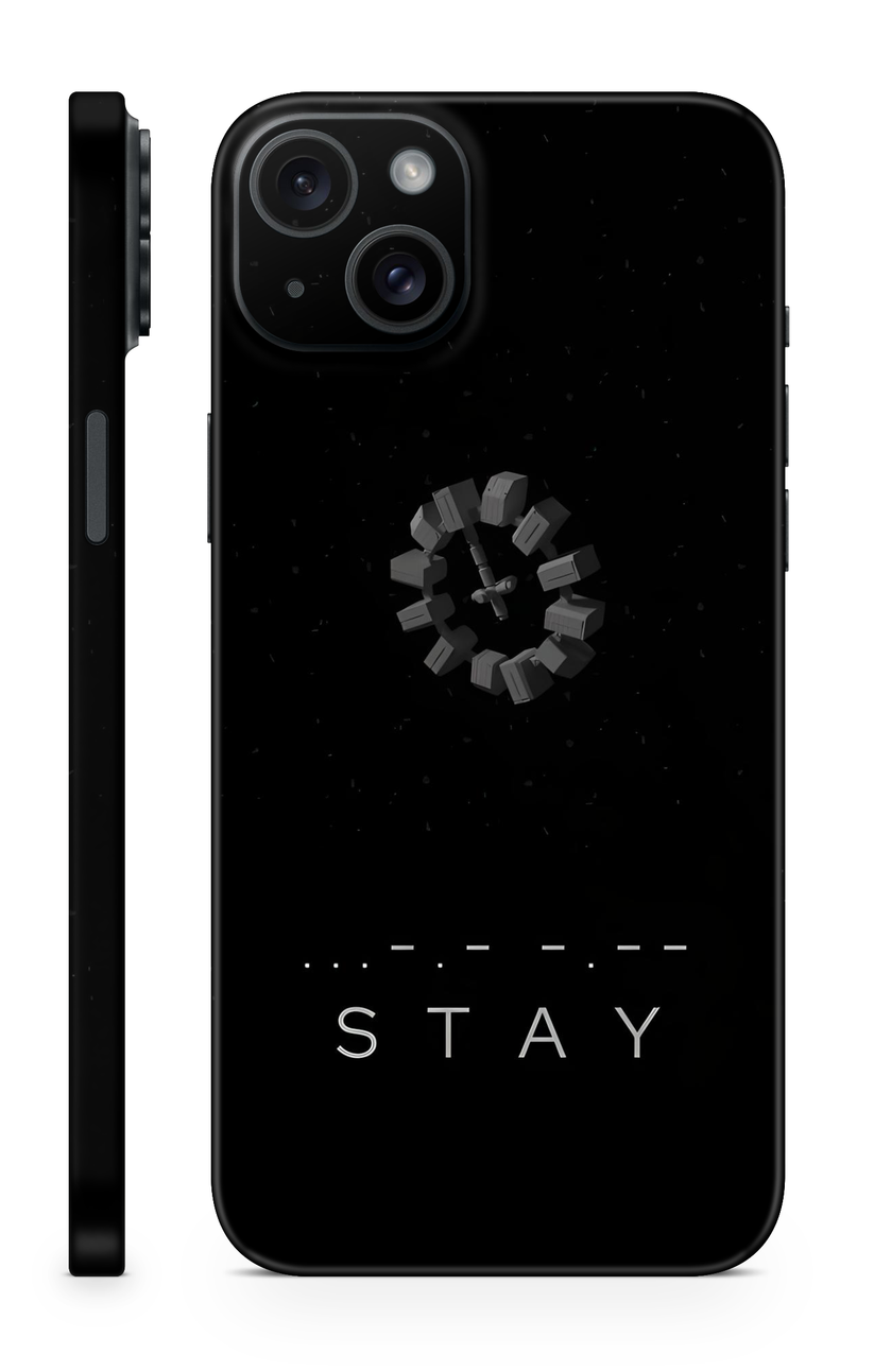 Interstellar ‘STAY’ Mobile Skin | Iconic Sci-Fi Design - Worthwrap ...