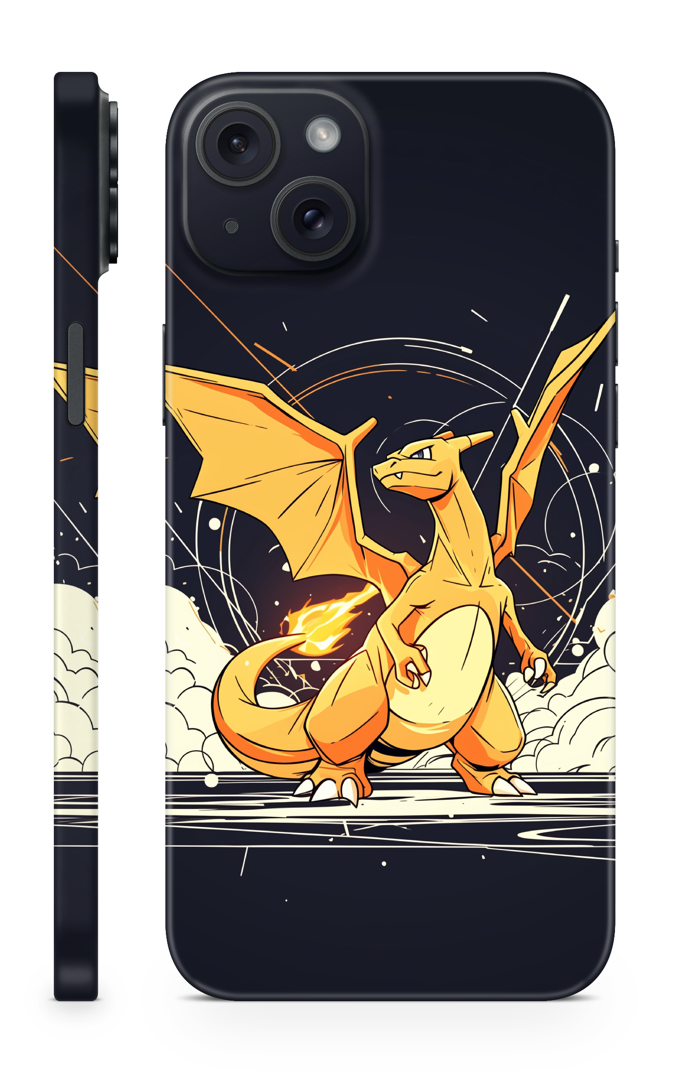 Charizard Mobile Skin – Fire Type Pokémon Design – WORTHWRAP MOBILE SKINS