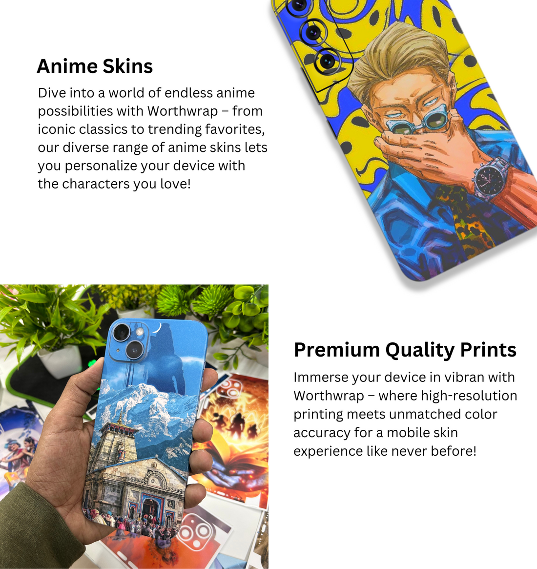 Personalize Your Phone with Custom Mobile Skins – WORTHWRAP MOBILE SKINS
